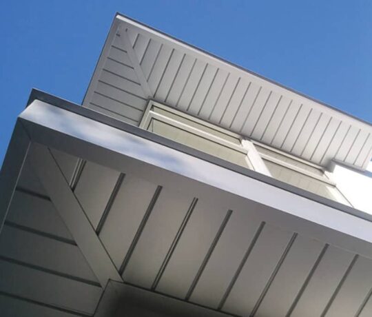 Vee-Panel Fascia Wall and Soffit Panels | Berridge Manufacturing Co.